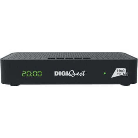 DigiQuest Maximo Combo DVB-S2+T2 Récepteur Tivusat avec carte HD activée