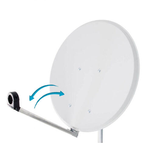 Pack Parabole satellite acier 65cm bras repliable + LNB Single HDSAT ...