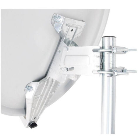 Pack Parabole satellite acier 65cm bras repliable + LNB Single HDSAT ...