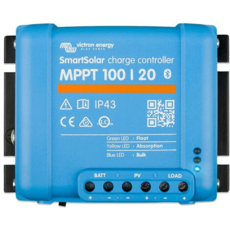 PACK VICTRON Panneau Solaire BlueSolar 175W Monocristallin Camping-car + Régulateur de Charge ...