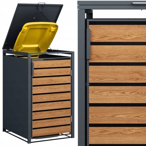 Conversione del container - 1 container - 68x80x116cm - legno antracite