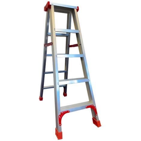 Scala - scala domestica - scala a gradini - doppio lato - 2x 5 gradini