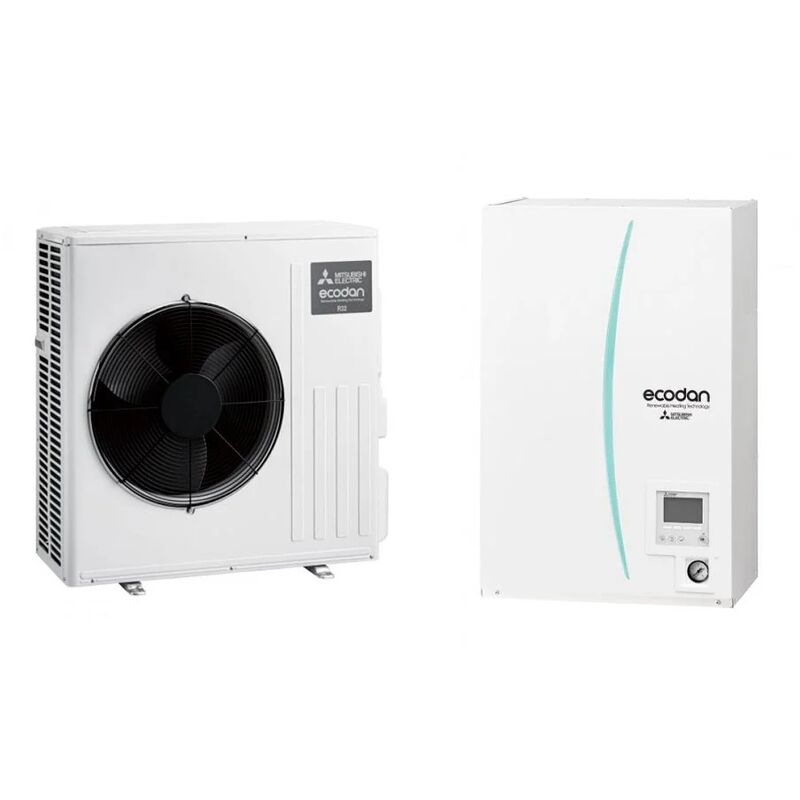 Pompe é chaleur air eau Mitsubishi Electric Ecodan Hydrobox instantané ...