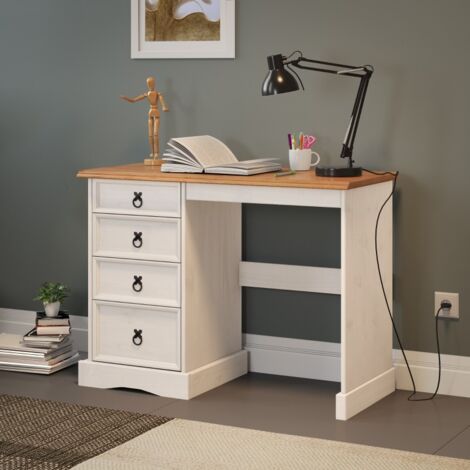 Corona White Dressing Table Computer Desk
