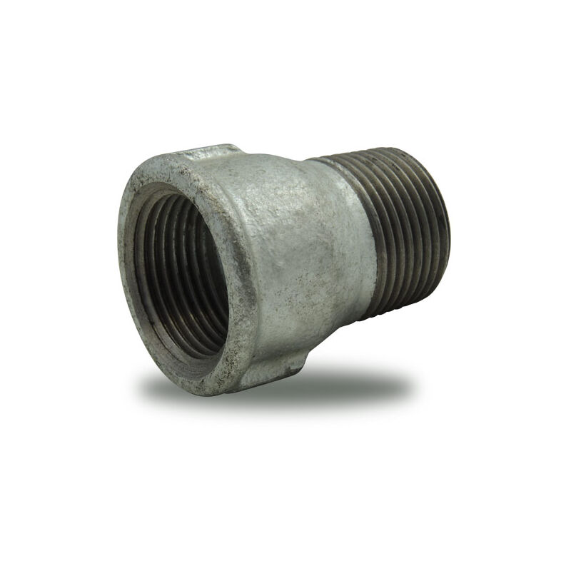 ALLONGE EN FONTE MALLEABLE MALE/FEMELLE, GALVANISE 3/4