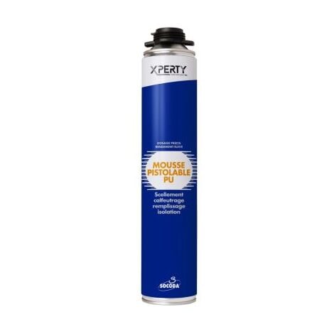 MOUSSE PISTOLABLE POLYURETHANE SOCODA XPERTY 700ML