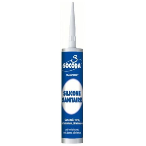 SILICONE SANITAIRE NEUTRE TRANSPARENT XPERTY SOCODA - 126980 - 310 ml