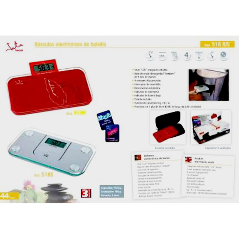 JATA balanza pocket roja &43 bolsa 518r , Báscula pocket roja &43 bolsa ...