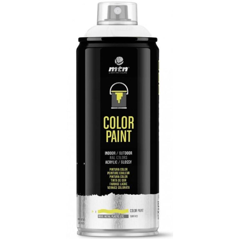 MTN MONTANA COLORS mtn pro ral-9010 blanco 400ml , Mtn Pro Ral-9010 ...