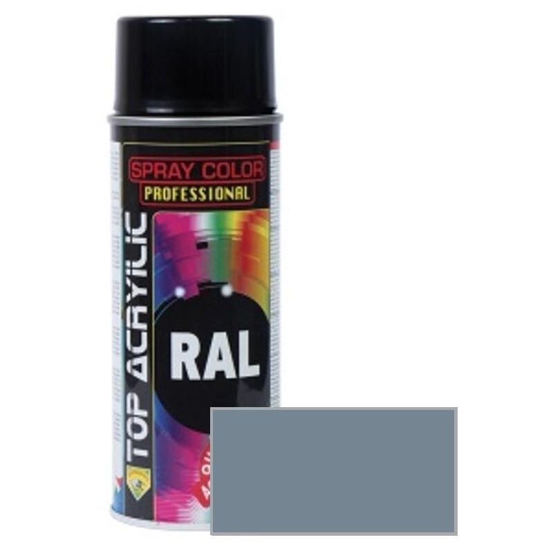 TOP ACRYLIC spray acrilico mate ral-7001 400ml gris plata , 0