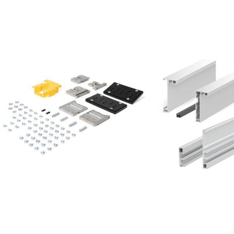 kit fine externo negro cepillado y blanco acabado blanco medida fine ...