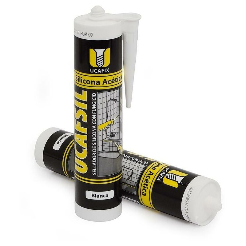 FPLUS silicona acida blanca 280ml , AKLESIL Silicona standardColor: blancoCantidad ...