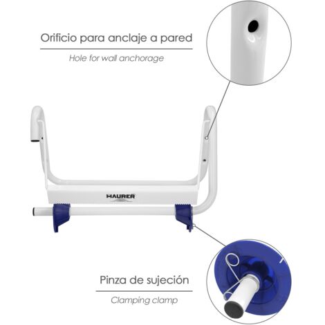 soporte rollo papel industrial para pared. porta rollos, soporte papel ...