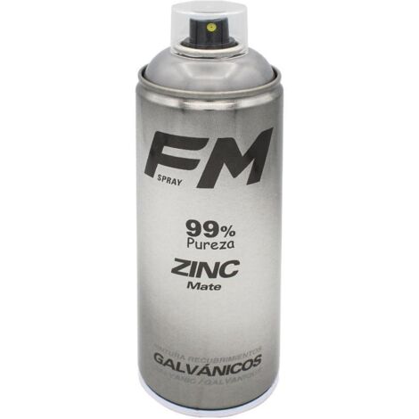 FM pintura spray zinc mate 400ml bote , Pintura en spray zinc mate FM ...