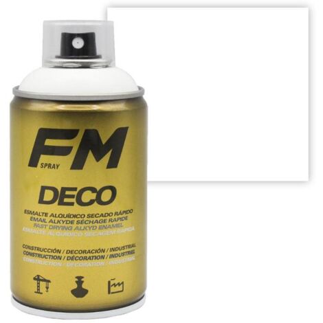 FM pintura spray deco blanco brillo 9016 250ml bote , Pintura en spray ...