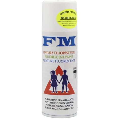 FM pintura spray fluorescente naranja 200ml bote , Pintura en spray ...