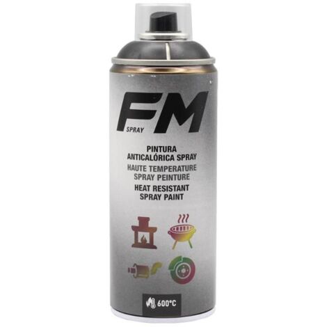FM pintura spray anticalorica negra 600º 400ml bote , Pintura en spray ...