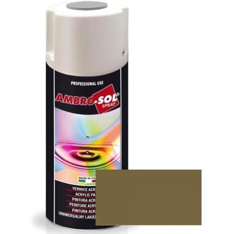 FPLUS spray acrilico mate ral-7008 400ml gris caqui , spray acrilico ...