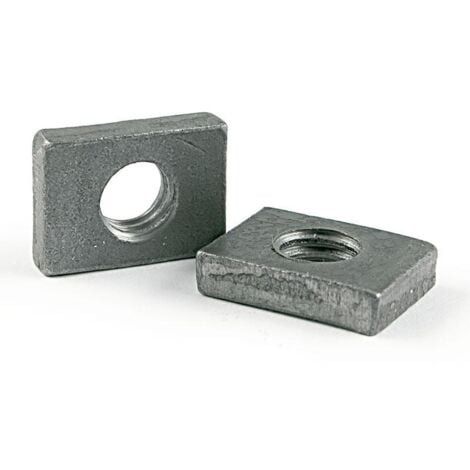 DUVER tuerca rectangular 15x20 16 hilos hierro , 0CIENTOS
