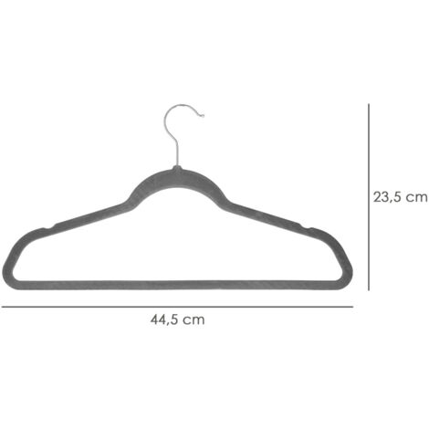 ORYX percha terciopelo 445 mm. (pack 10 piezas) , Percha Oryx ...