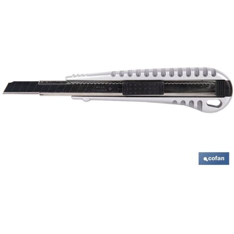 COFAN cúter de aluminio 9 mm , Cúter profesional diseñado para ofrecer ...