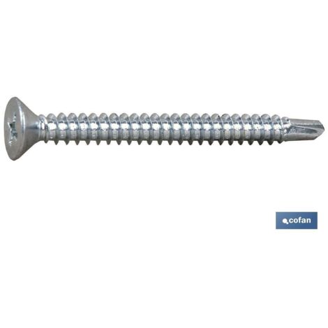 COFAN din-7504k c-8 m-4,8 x 38 z caja 500 unid. , Tornillo autotaladrante DIN-7504-K zincado ...