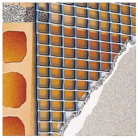 malla revoco yeso blanca 5x5 r/50mt.