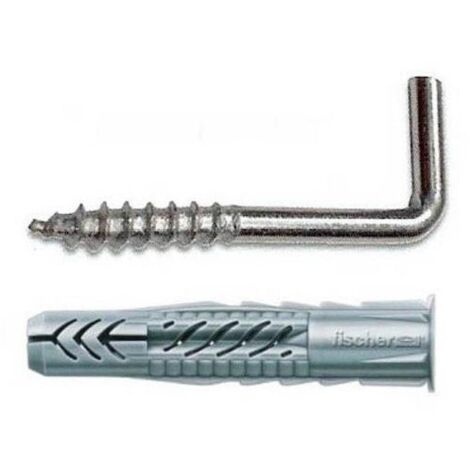 Blíster FISCHER 7 unidades taco SX-4 + escarpia 3x24mm