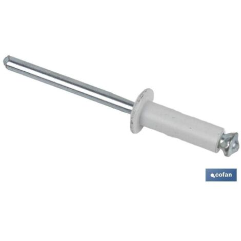 COFAN remache de flor blanco 4 x 20 mm caja 500 unid. , Remache de ...
