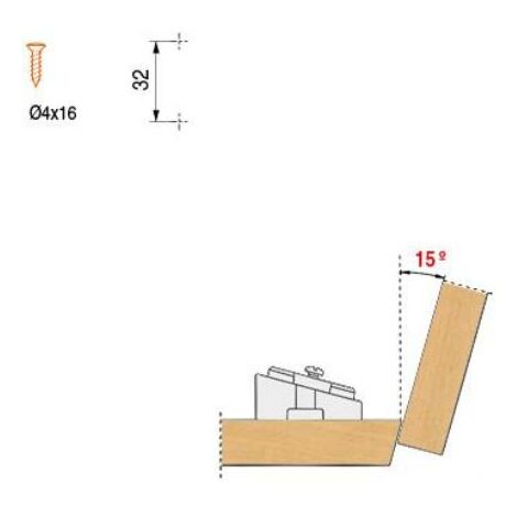SALICE base avion zmk inclin.15º b2v3bw9 base inclinada 15º , Bases ...