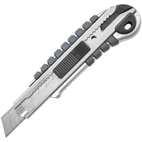 cutter profesional de aluminio hoja de 18 mm. incluye 5 cuchillas ...