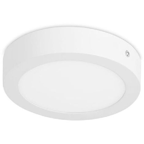 Forlight Plafonnier Ip23 Easy Round Surface Ø225Mm Led 15.5W Blanc ...