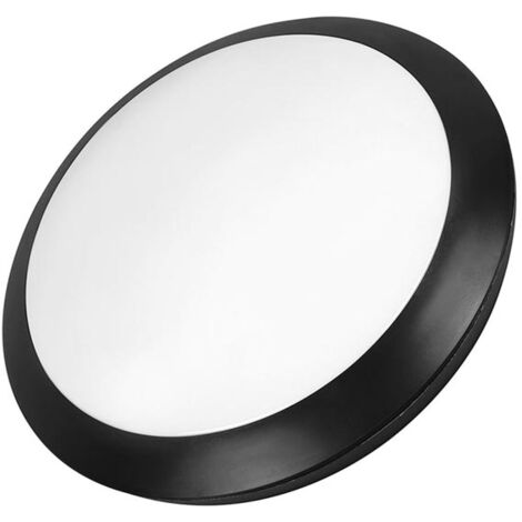 Forlight Plafonnier Extérieur Ip65 Ford Round Led 11W 4000K Noir 985Lm