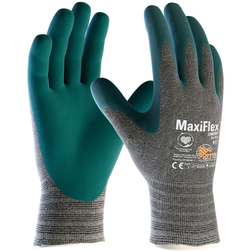 Guantes de trabajo ATG MaxiFlex 34-924 Active - 10 (XL) - Verde