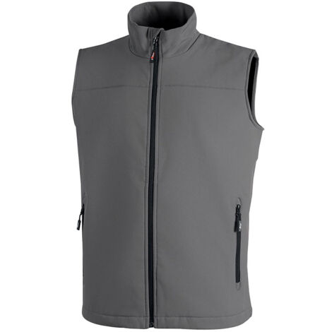 Chaleco de trabajo U-Power Dublin Softshell - XL - Gris