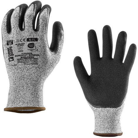 Guantes de trabajo de nitrilo resistentes a cortes Coverguard Eurocut ...