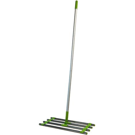 Garden Lawn Levelling Rake Lute with Long Handle
