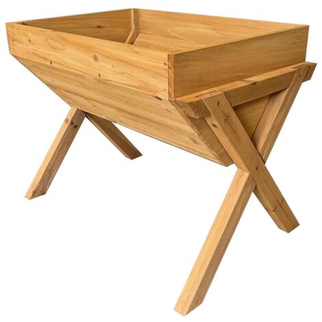 Veg-Trough Wooden Raised Vegetable Bed Planter (75cm)