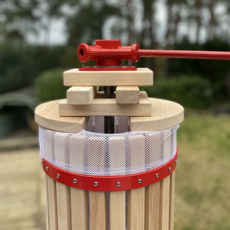 Deluxe Fruit and Apple Press (18 Litre) Pack with 2 Straining Bags, 2 ...