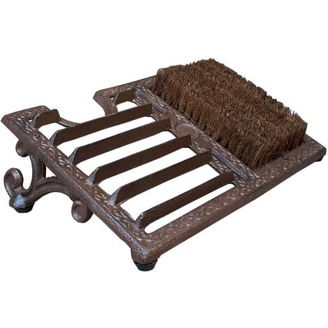 Vintage Style Cast Iron Boot Brush & Shoe Scraper