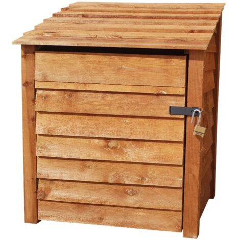 Wooden Tool Store, W99xH126cm (Brown finish)