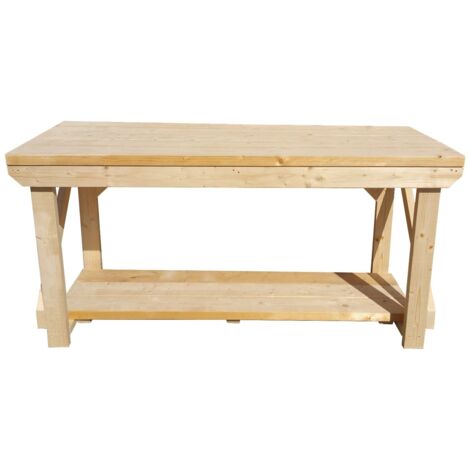 Wooden Super Heavy Duty Indoor / Outdoor Workbench, 5ft (150cm)