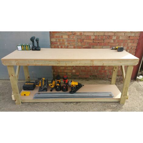 MDF top workbench (H-90cm, D-70cm, L-150cm)