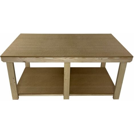 Wooden MDF Top Wide Workbench (3ft x 7ft)