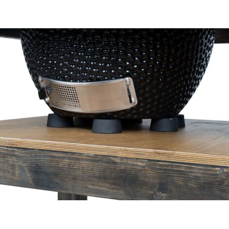 Grill Table, BBQ Kitchen Space for Kamado Green Egg Mini Max (L-120cm W ...