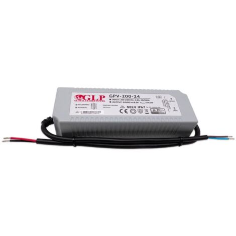 Außeneinsatz Netzteil 200W 24V IP67- GLP