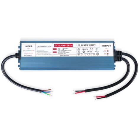 Netzteil 250W 24V 10.4A IP67 wasserdicht