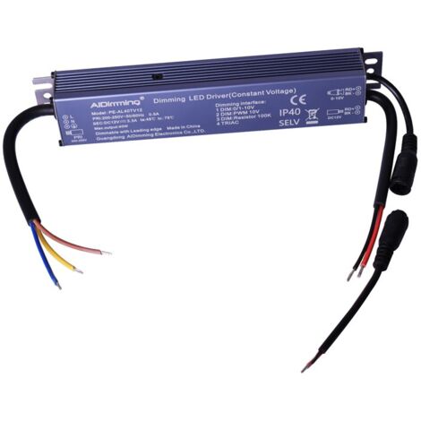 Treiber TRIAC-dimmbar Konstantspannung CV 12V 3.3A 40W IP40