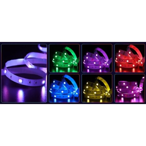 LED-Streifen 12V-DC 36W 10mm mehrfarbig RGB IP20 (SMD505050