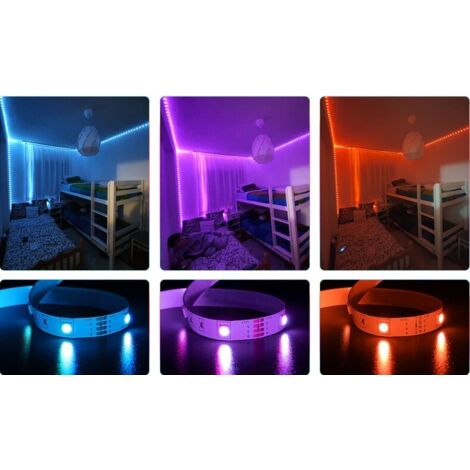 LED-Streifen 12V-DC 36W 10mm mehrfarbig RGB IP20 (SMD505050